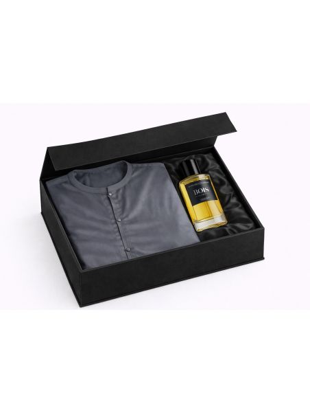 Black / Gold Sultan Qamis set